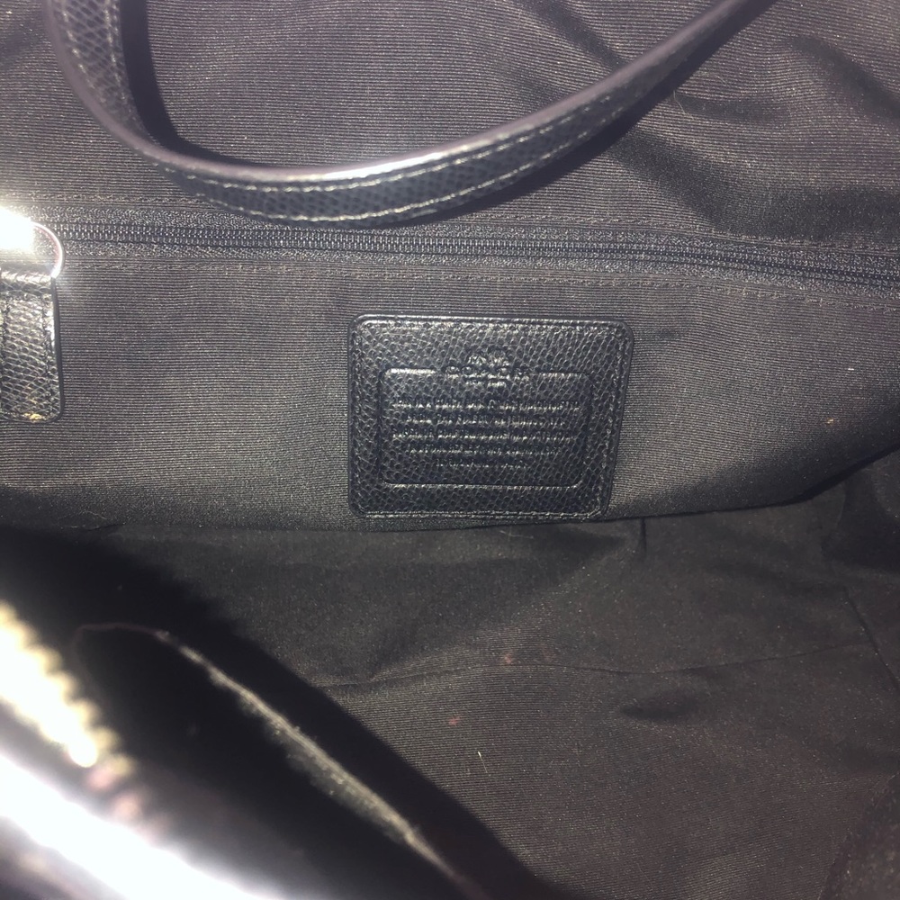 Coach Signature Black Logo Bag - Gem